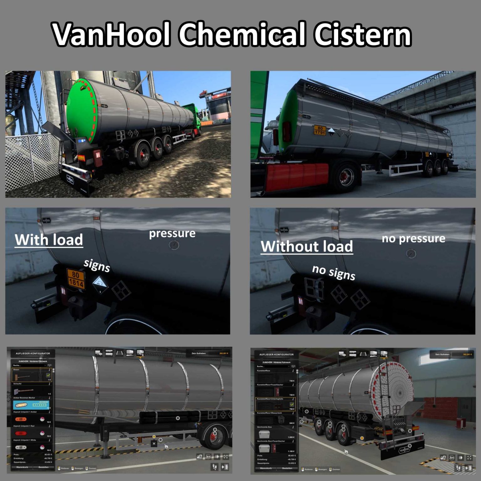 VanHool Chemical Cistern by Wolli 1.44 ETS2 - Euro Truck Simulator 2 Mods | American Truck ...