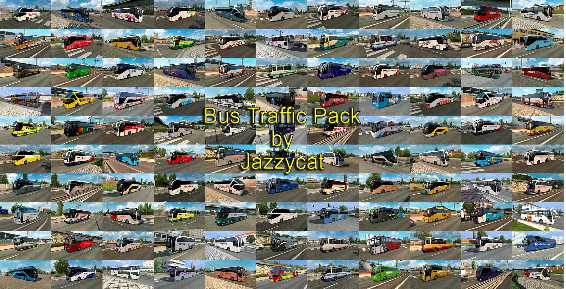 Bus Traffic Pack v14.6 ETS2 - Euro Truck Simulator 2 Mods | American ...