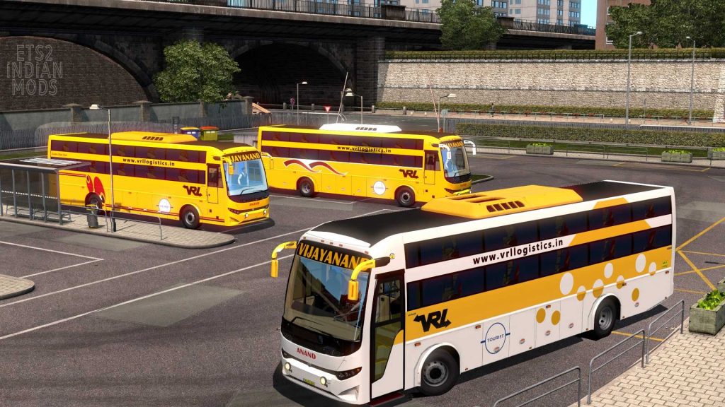 Indian VRL Logistics Skin Pack for JK Vega Sleeper Bus Mod v1.0 ETS2 ...