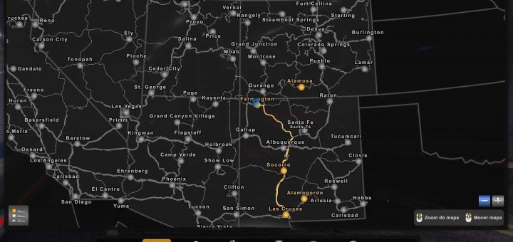 Background Map ATS - Euro Truck Simulator 2 Mods | American Truck ...