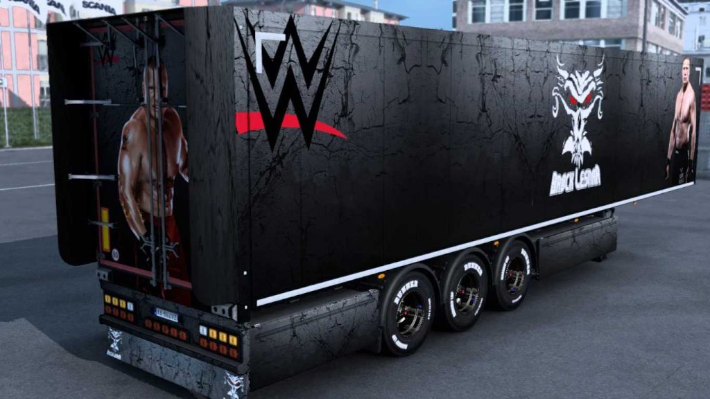 Brock wrestler trailer skin 1.45 ETS2 - Euro Truck Simulator 2 Mods ...