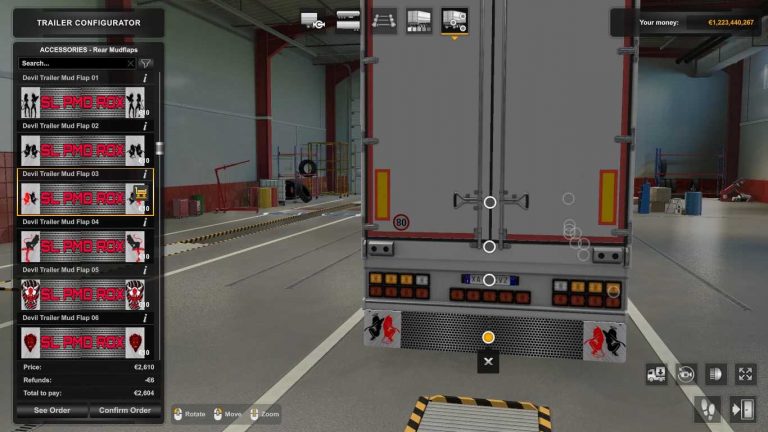 Devil Trailer Mud Flap Pack 1.45 ETS2 - Euro Truck Simulator 2 Mods ...