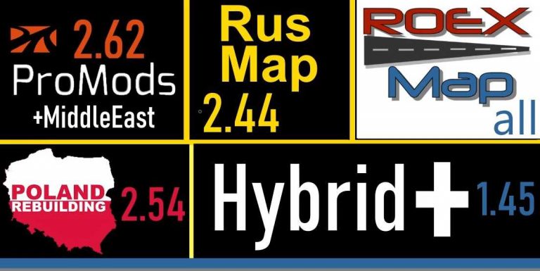 HybridPlus Road Connector V2.0 1.45 ETS2 - Euro Truck Simulator 2 Mods ...