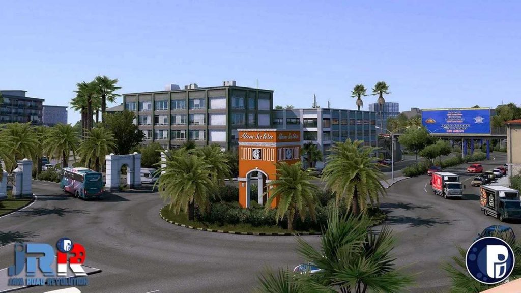 JRR Indonesia Addon Map Promods Edition v0.50b 1.45 ETS2 - Euro Truck ...