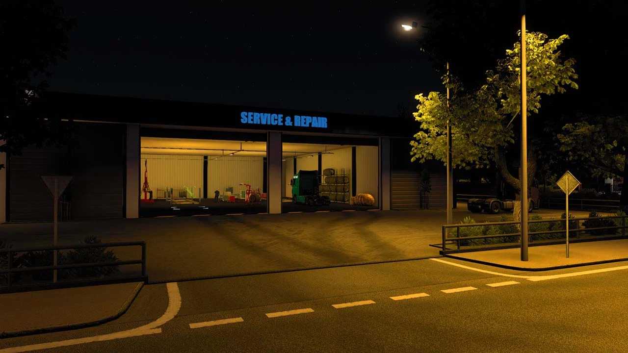 New Service & Repair Stations v1.01 1.45 ETS2 - Euro Truck Simulator 2 ...