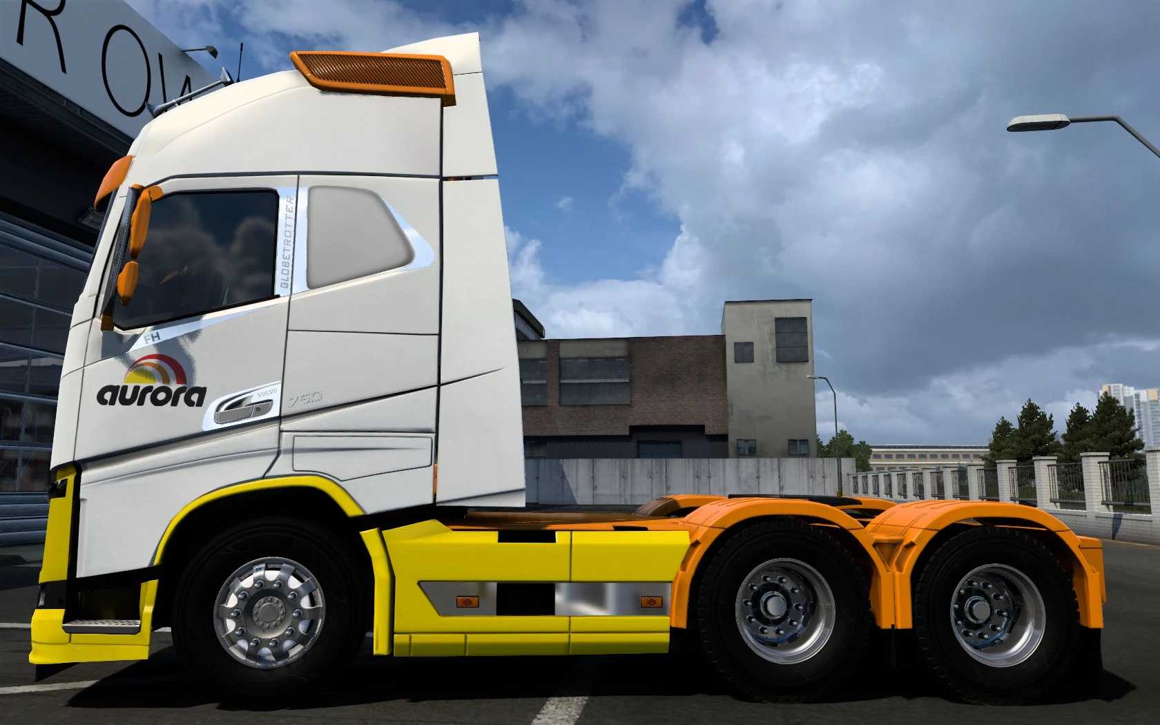 SKIN VOLVO FH 2012 AURORA V1.0 1.40 1.46 ETS2 - Euro Truck Simulator 2 Mods | American Truck ...