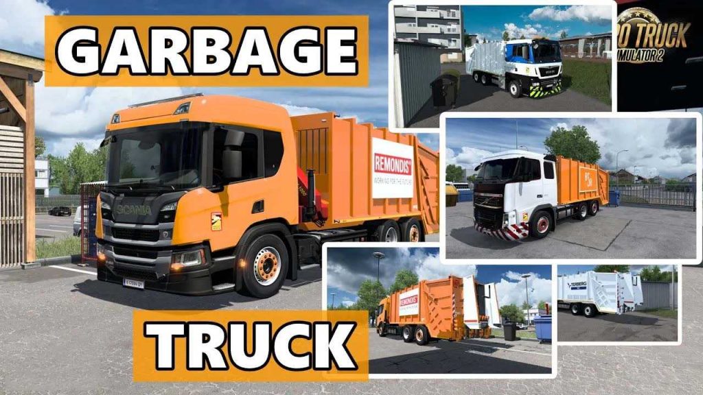 Garbage Truck v0.3 Beta ETS2 - Euro Truck Simulator 2 Mods | American ...