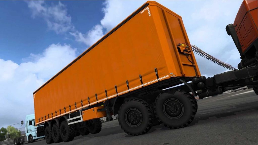 Off-road chassis for standard trailers SCS 1.45 - 1.46 ETS2 - Euro ...