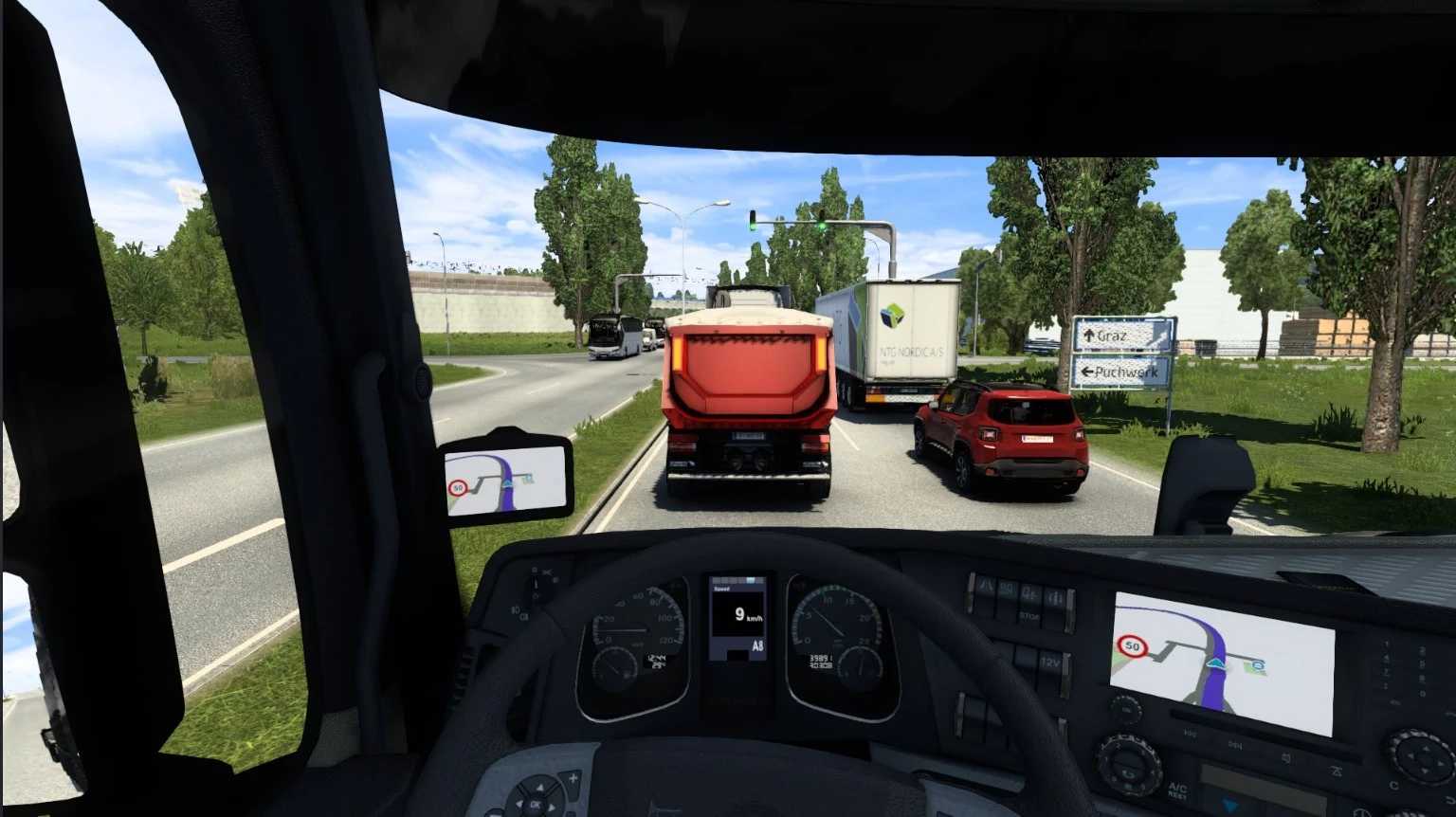 Waze Navigation Mod v1.2 ETS2 - Euro Truck Simulator 2 Mods | American Truck Simulator Mods