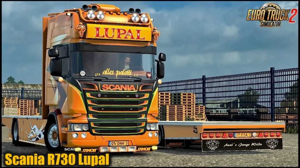 Scania R730 Lupal Edition + Trailer v1.6 1.46.x ETS2 - Euro Truck ...