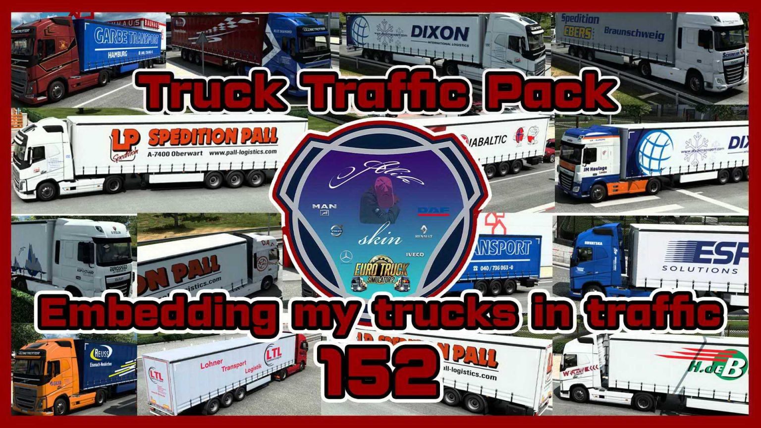 Truck Traffic Pack v1.0 ETS2 - Euro Truck Simulator 2 Mods | American ...