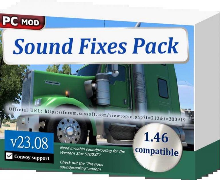 Sound Fixes Pack v23.08 ETS2 - Euro Truck Simulator 2 Mods | American ...