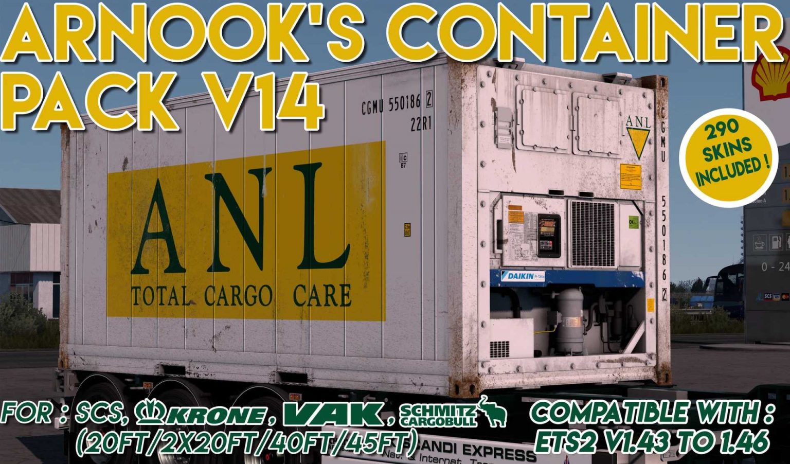 Arnook's Container Pack v14 ETS2 - Euro Truck Simulator 2 Mods ...