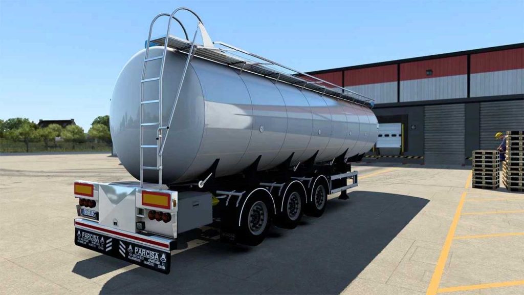 Cistern Parcisa Trailer 1.47 ETS2 - Euro Truck Simulator 2 Mods | American Truck Simulator Mods