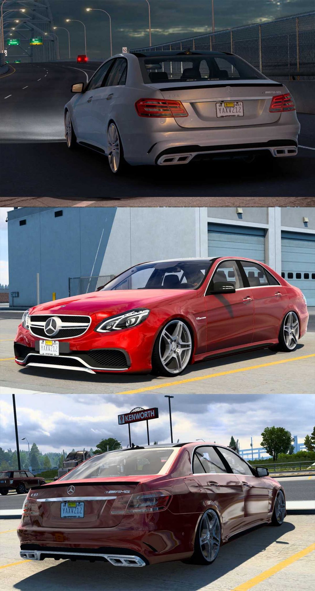 Mercedes-Benz W212 2016 E63 AMG S v4.5 1.47 ATS - Euro Truck Simulator ...