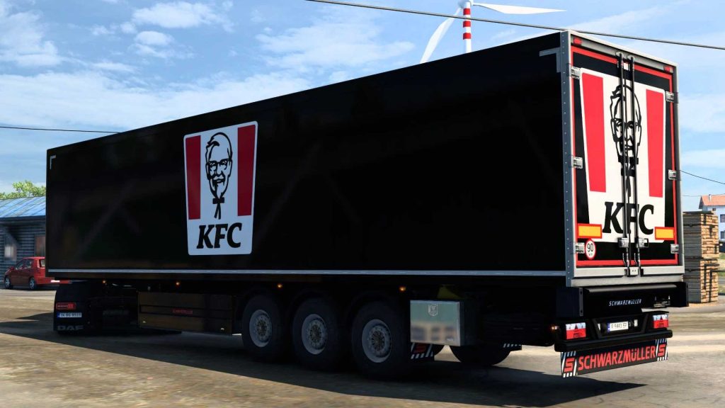 SKIN SCHWARZMÜLLER REFRIGERATED KFC 2018 2.0 1.40 1.47 ETS2 - Euro ...