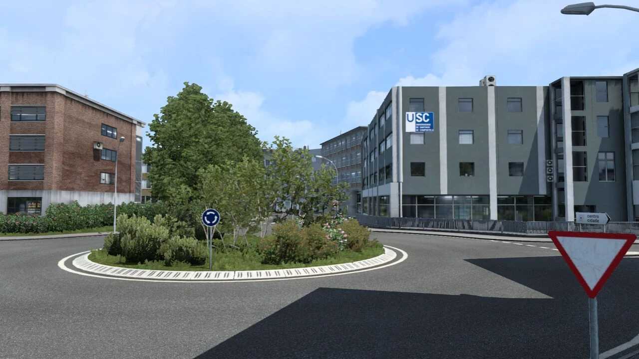 Santiago - Iberia Map Addon v5.0 1.47 ETS2 - Euro Truck Simulator 2 ...