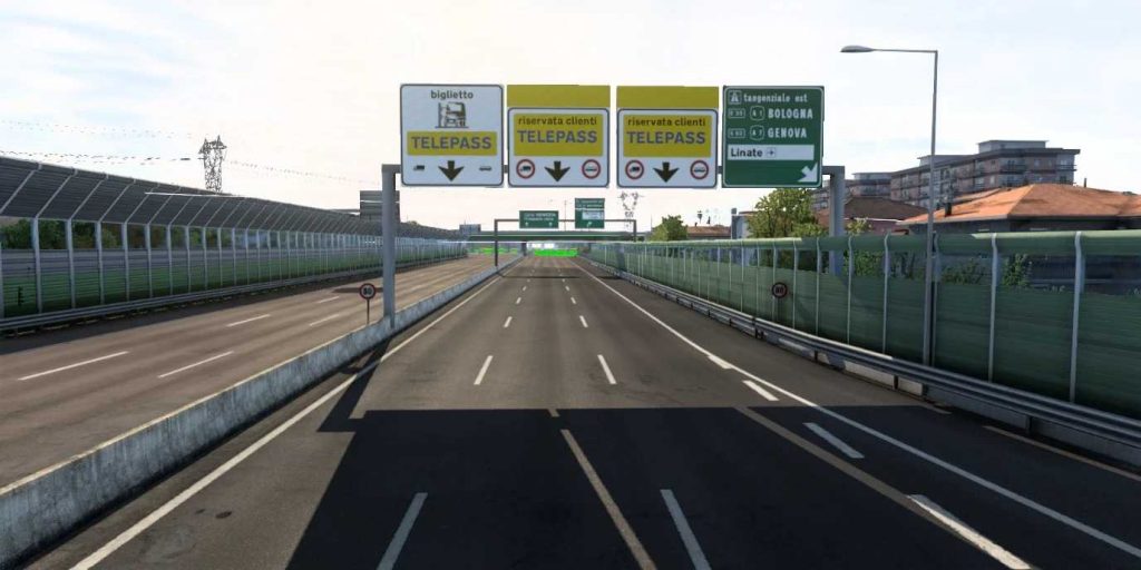 Italy Sign Rework - Promods Addon v2.5 1.47 ETS2 - Euro Truck Simulator ...