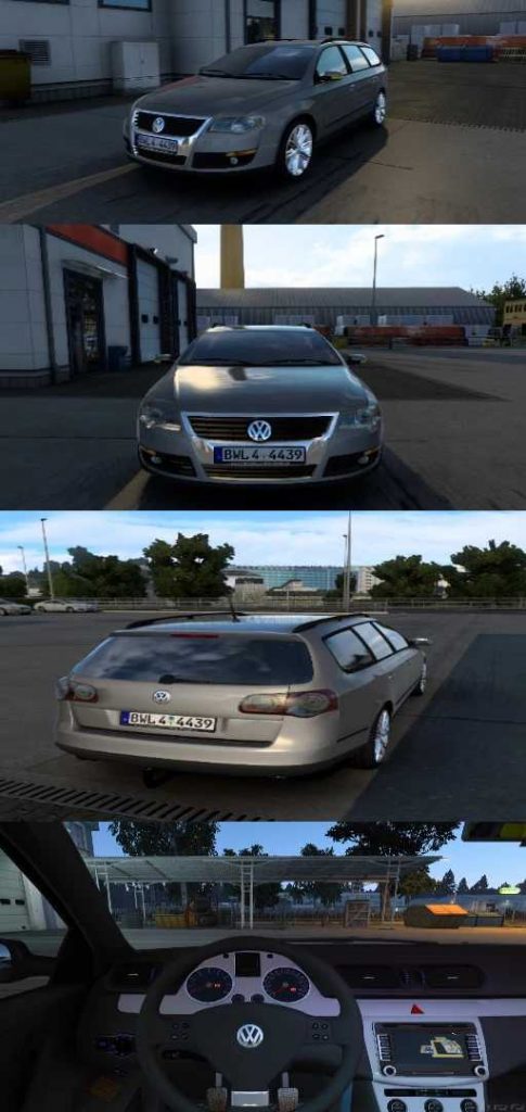 Volkswagen Passat B6 Variant 1.47 ETS2 - Euro Truck Simulator 2 Mods ...