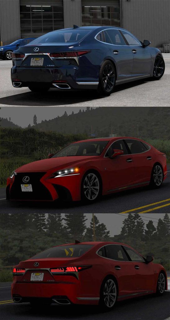 Lexus LS 500 F-Sport 2018 1.47 ATS - Euro Truck Simulator 2 Mods ...