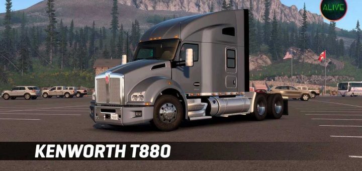 Kenworth T880 | Euro Truck Simulator 2 Mods | ATS Mods