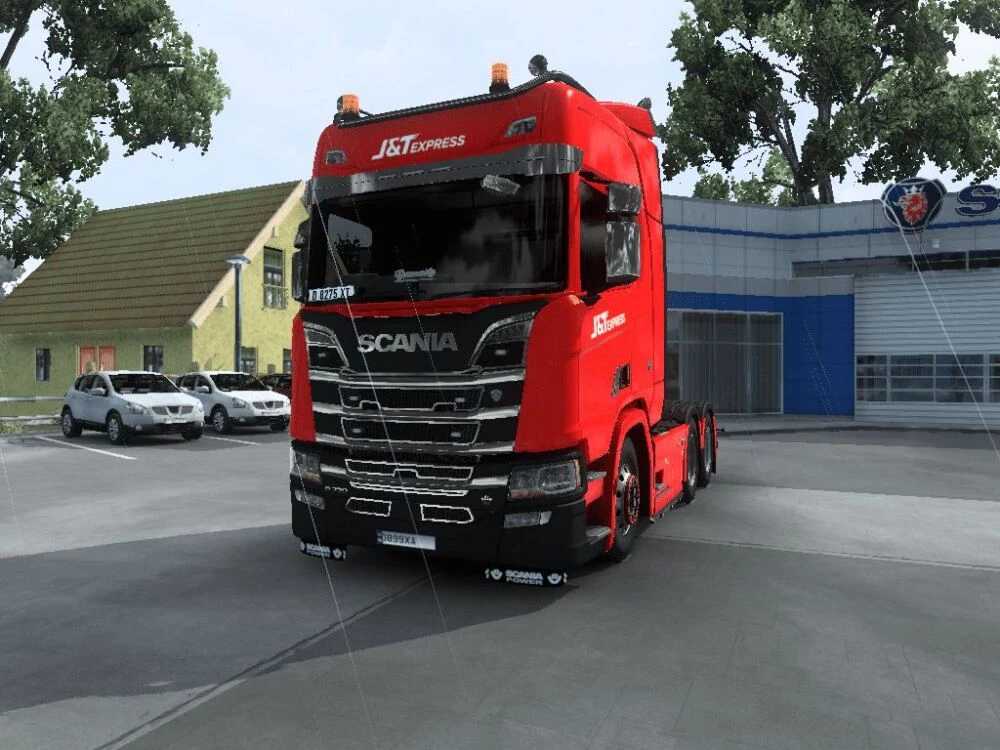 Scania R & S Next Gen + Trailer J&T Express Skin Pack v0.1 ETS2 - Euro ...