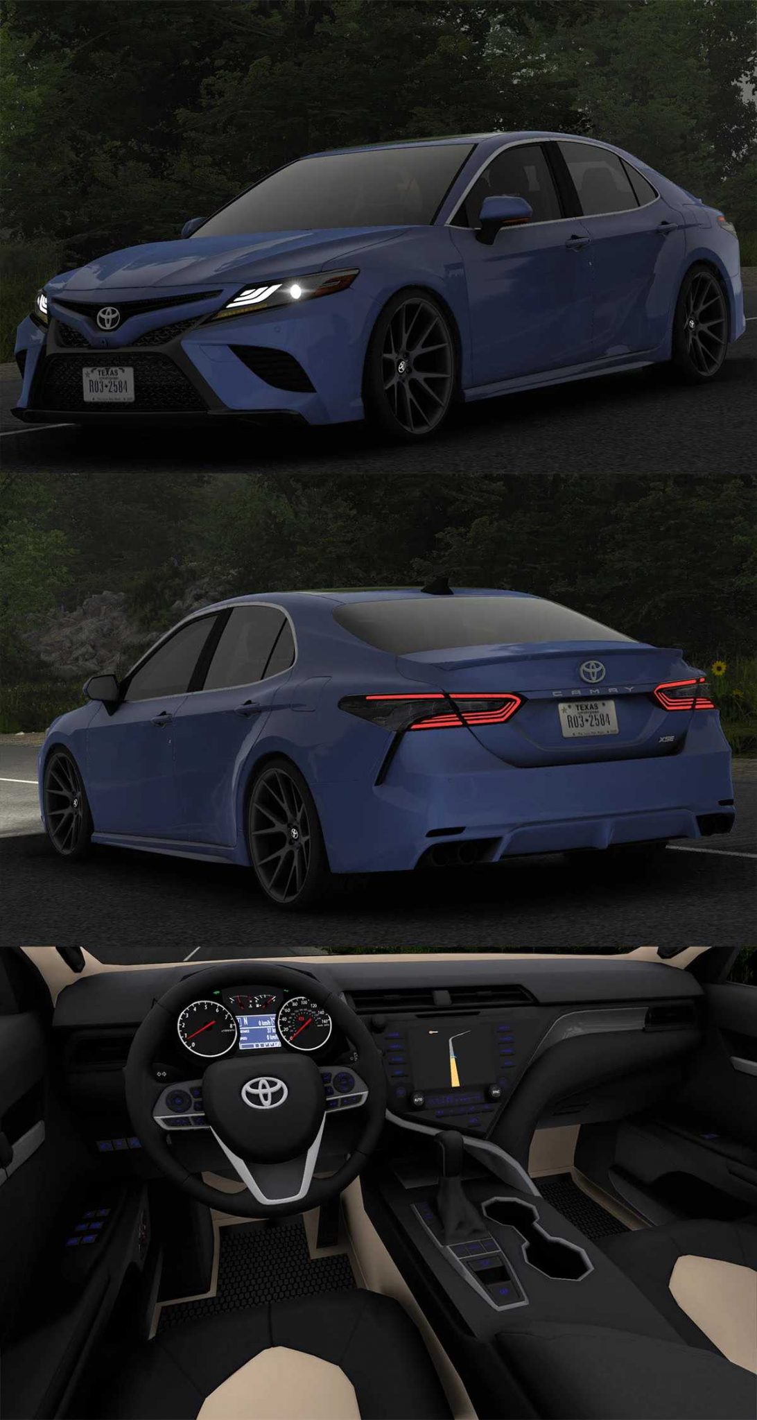 Toyota Camry XV70 XSE 2018 v1.4 1.48 ATS - Euro Truck Simulator 2 Mods ...