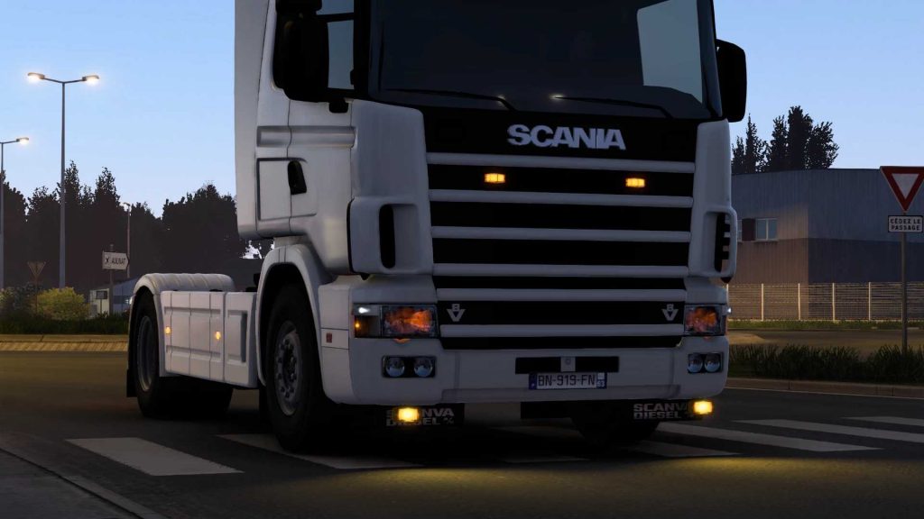 Orange R4 Headlights For Rjl V1 0 Ets2 Euro Truck Simulator 2 Mods American Truck Simulator Mods