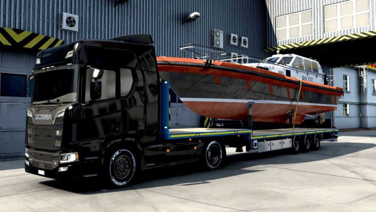 Ownable Fliegl Flatbed Trailer 1.48 ETS2 - Euro Truck Simulator 2 Mods | American Truck ...