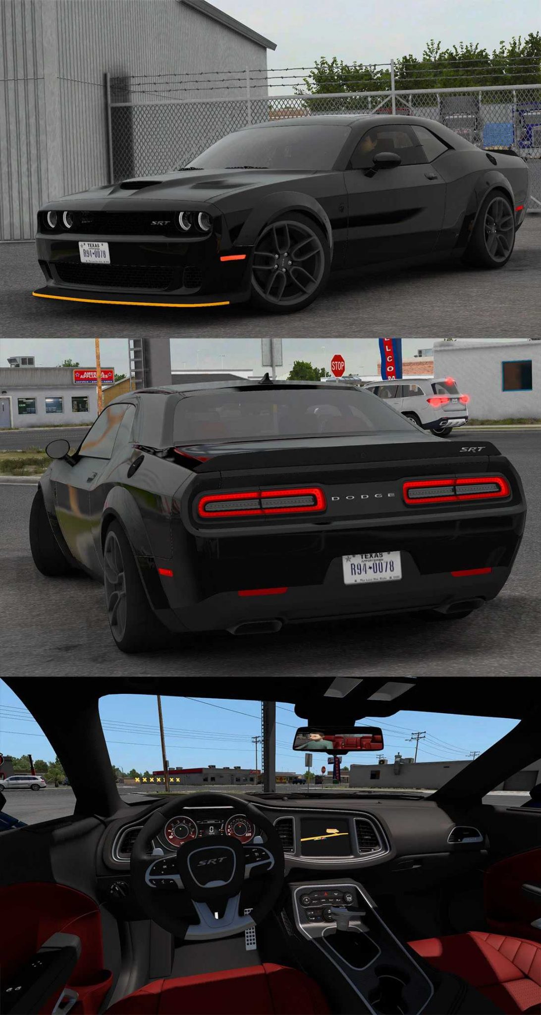 Dodge Challenger SRT Hellcat Widebody 2018 v1.4 - 1.48 ATS - Euro Truck ...