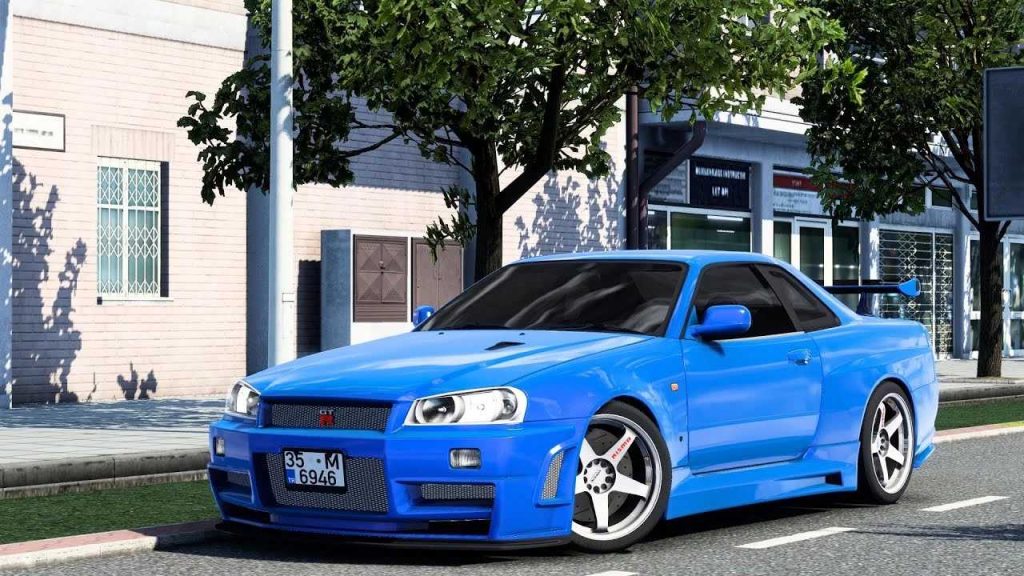 Nissan Skyline GTR R34 + Interior v3.3 1.48.x ATS - Euro Truck Simulator 2 Mods | American Truck ...