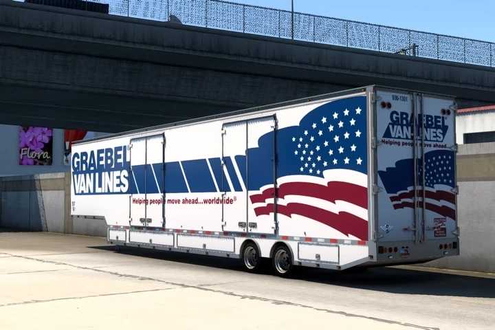 RD Moving Van ownable 1.48 ATS - Euro Truck Simulator 2 Mods | American ...