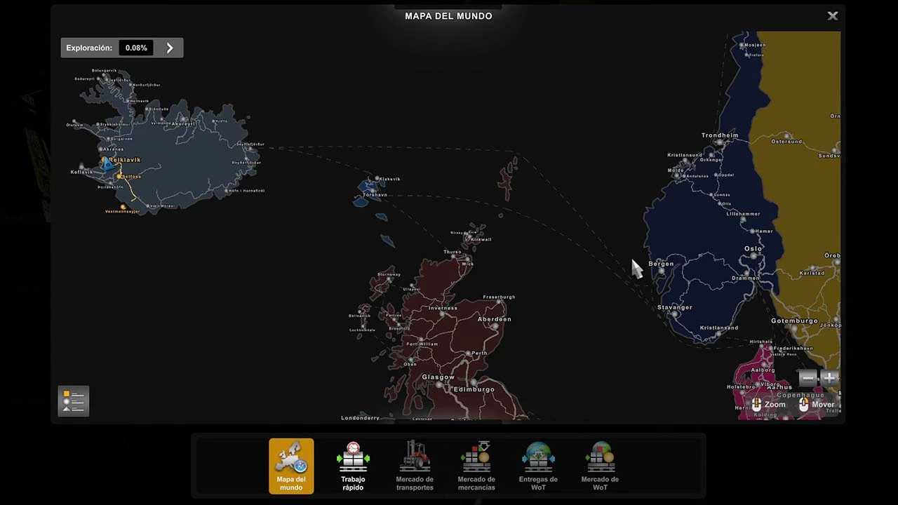 Colored Map for ProMods v1.1 1.48.5 ETS2 - Euro Truck Simulator 2 Mods | American Truck ...