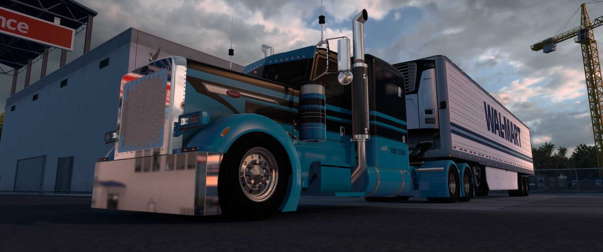 389 Pinga Truck Skin Blue & Black 1.49 ATS - Euro Truck Simulator 2 Mods | American Truck ...