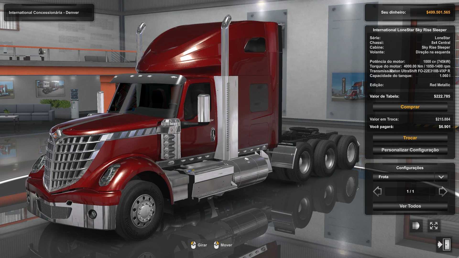 ENGINE INTERNATIONAL LONESTAR 1000 HP 1.0 1.40 1.49 ATS - Euro Truck ...