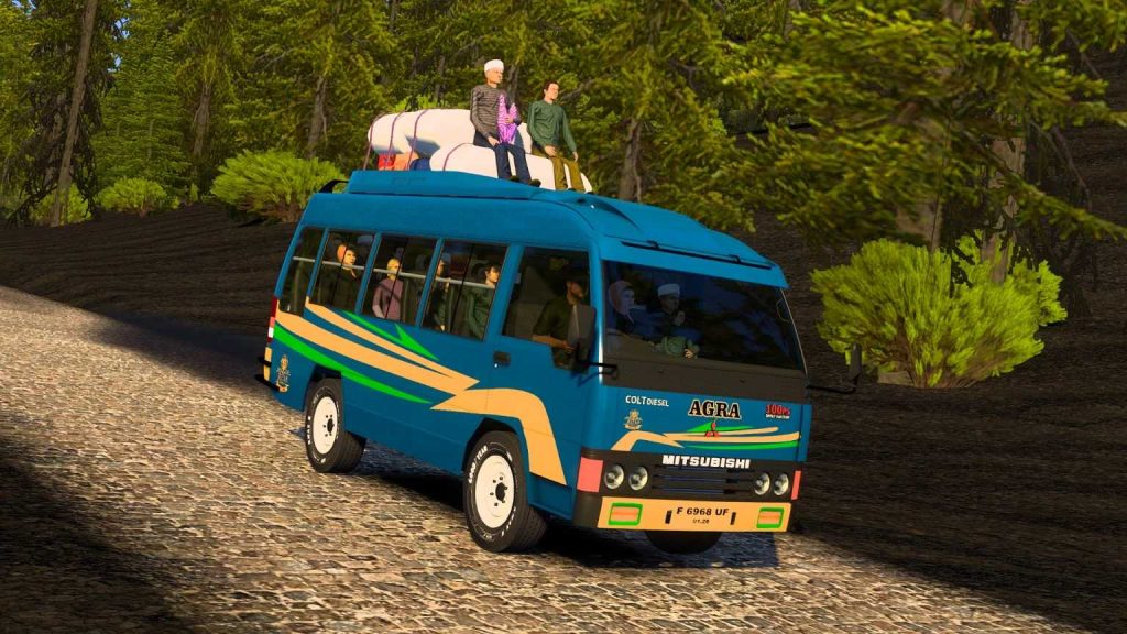 Mitsubishi Ragasa V2 Bus - ETS2 & ATS 1.49 Mod - Euro Truck Simulator 2 ...