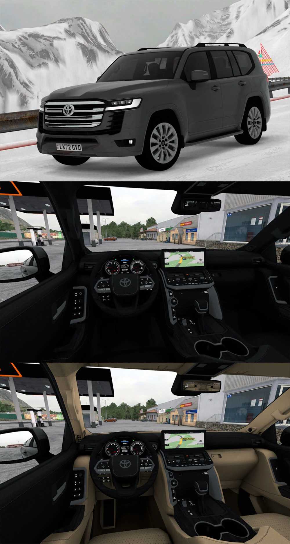 Toyota Land Cruiser 300 (2022) v1.0 1.49 ATS - Euro Truck Simulator 2 ...