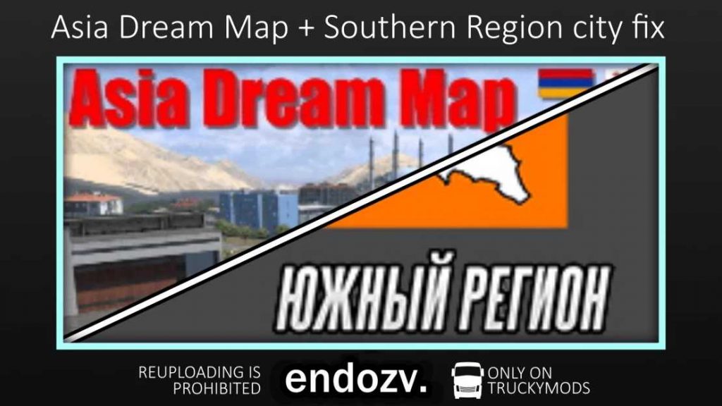 Asia Dream Map-Southern Region fix v1.0 ETS2 - Euro Truck Simulator 2 ...