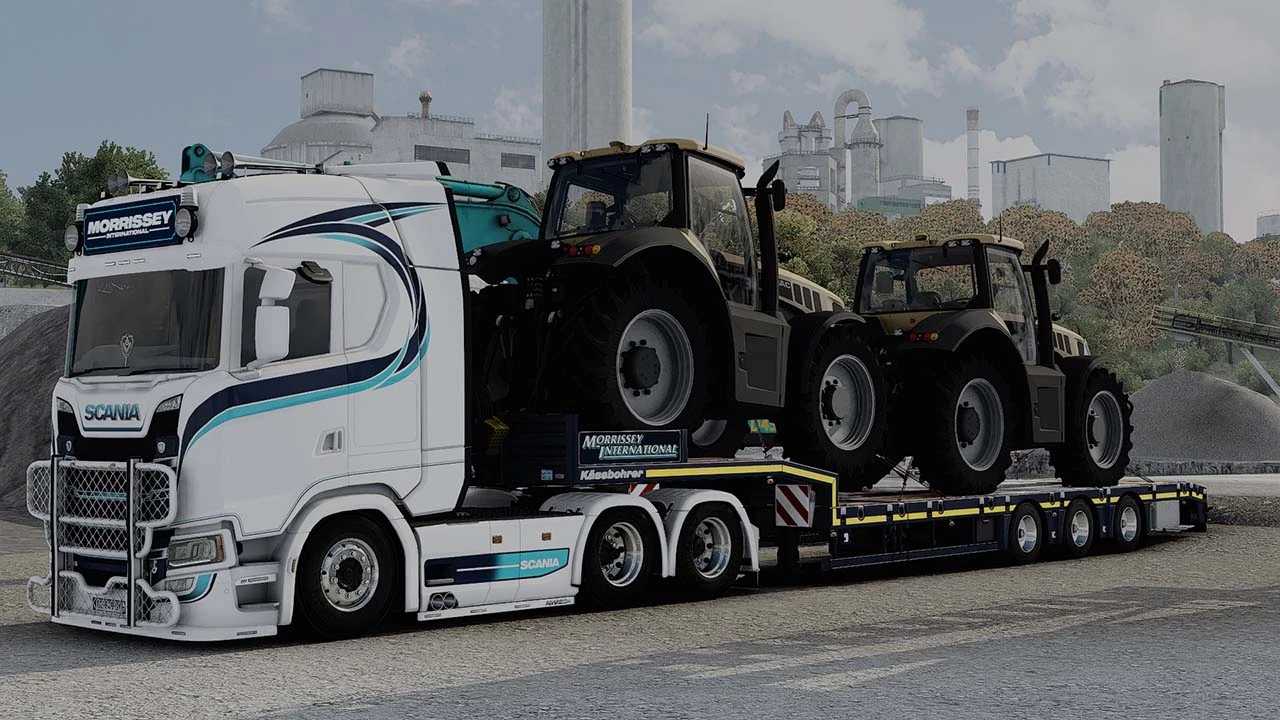 Kassbohrer LowLoader 3 Axle v1.1.10 1.49 ETS2 - Euro Truck Simulator 2 ...