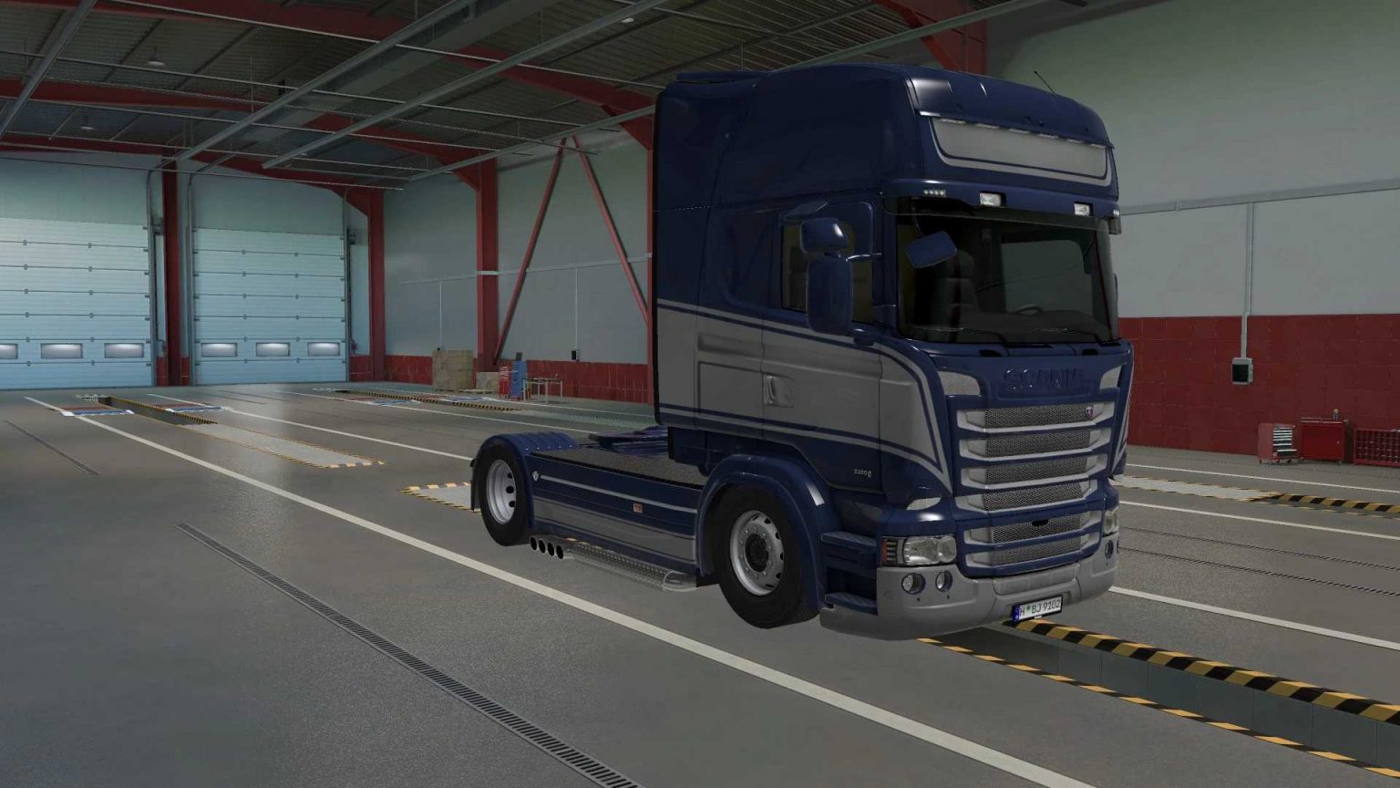 Scania RJL Grey Blue Skin 1.49 ETS2 - Euro Truck Simulator 2 Mods ...
