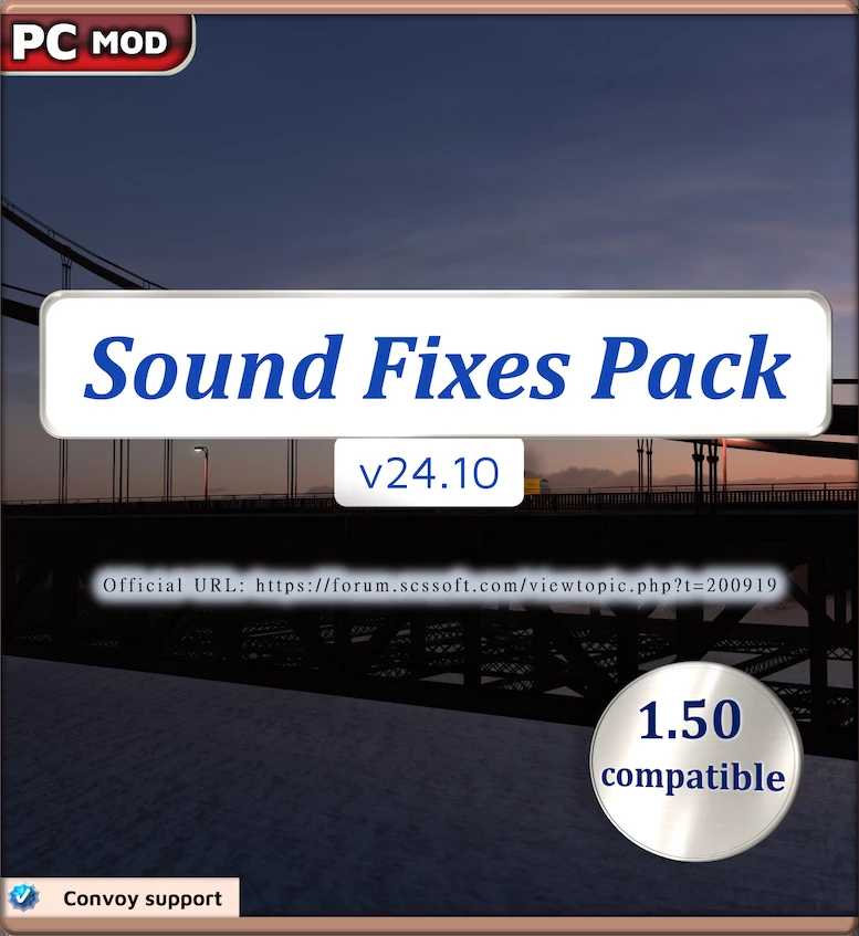 Sound Fixes Pack v24.10 for 1.50 ATS - Euro Truck Simulator 2 Mods | American Truck Simulator Mods