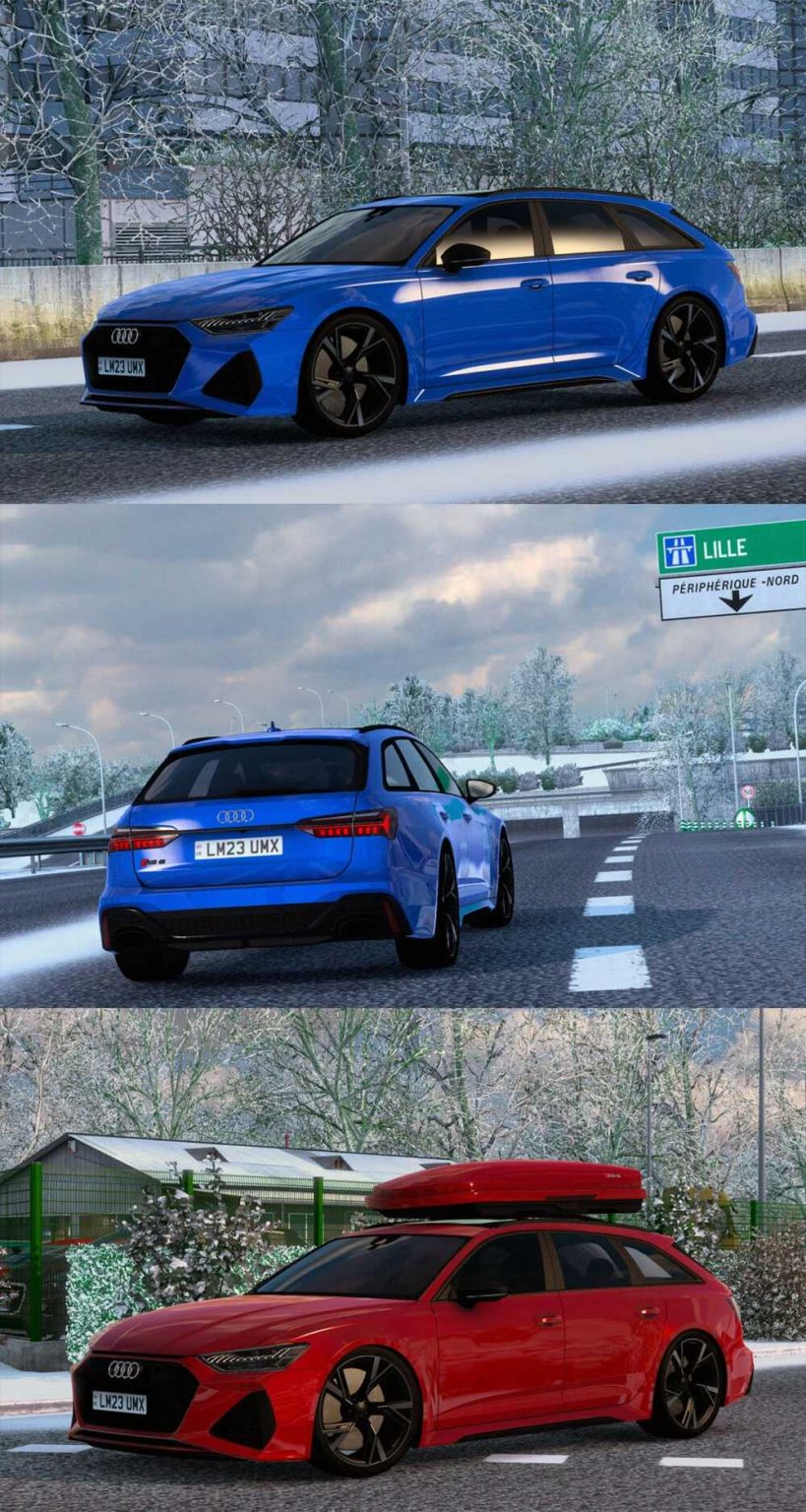 Audi RS6 Avant C8 2020 v1.0 ETS2 - Euro Truck Simulator 2 Mods ...