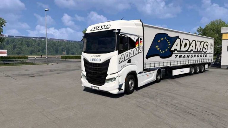 Combo Skin Adams Transporte v1.0 ETS2 - Euro Truck Simulator 2 Mods ...