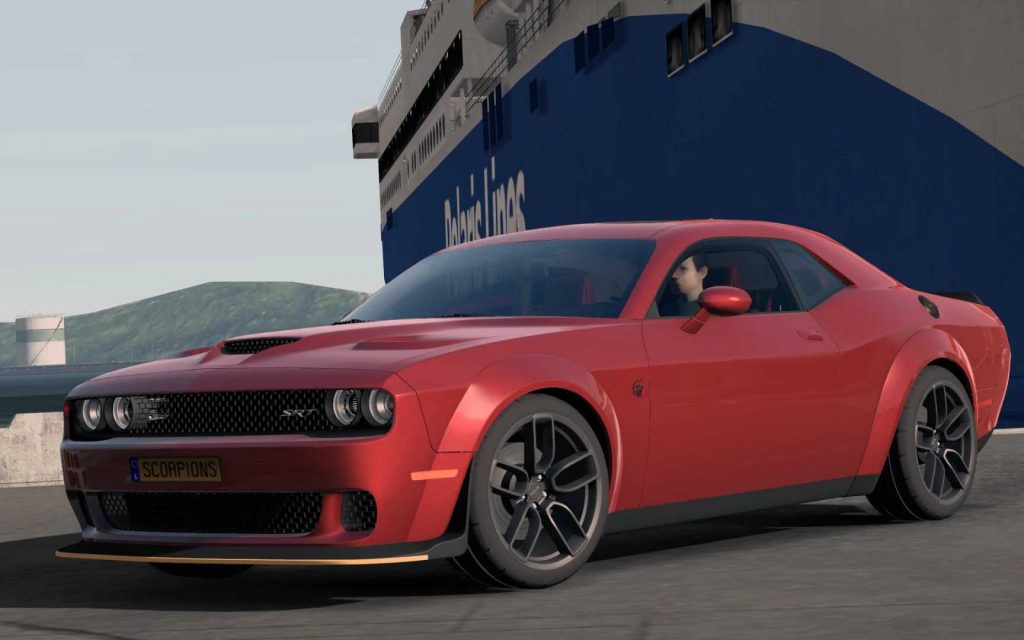 Dodge Challenger SRT Hellcat Widebody 2018 V1.7 1.50 ETS2 - Euro Truck ...
