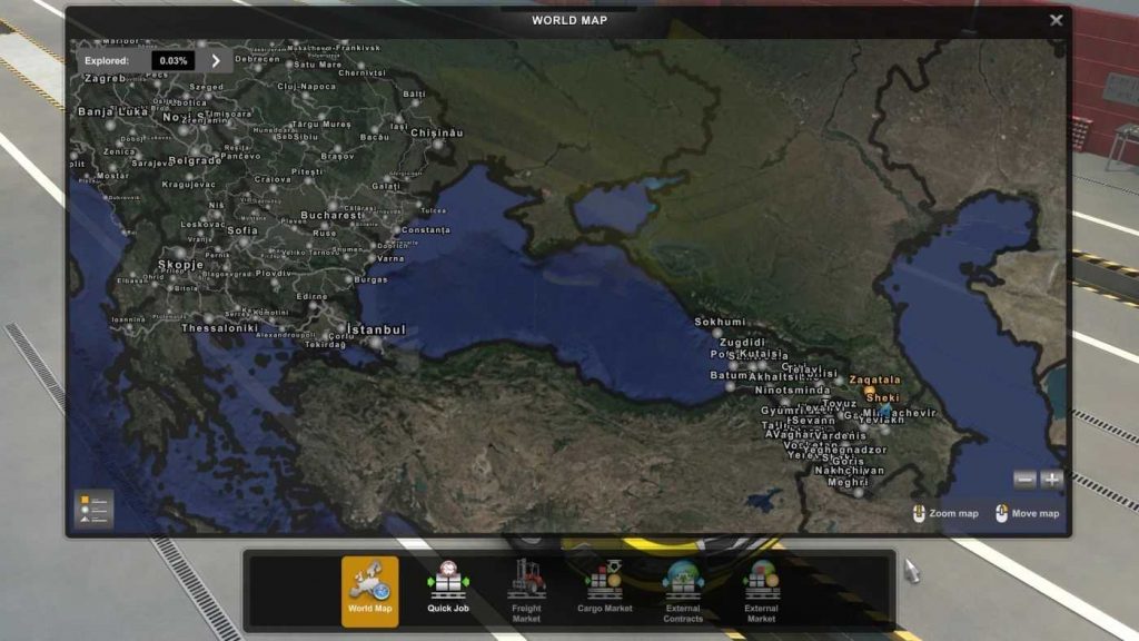 RusCentryMap + Kirov + SibirMap road connection + fix v1.1 1.49 ETS2 ...