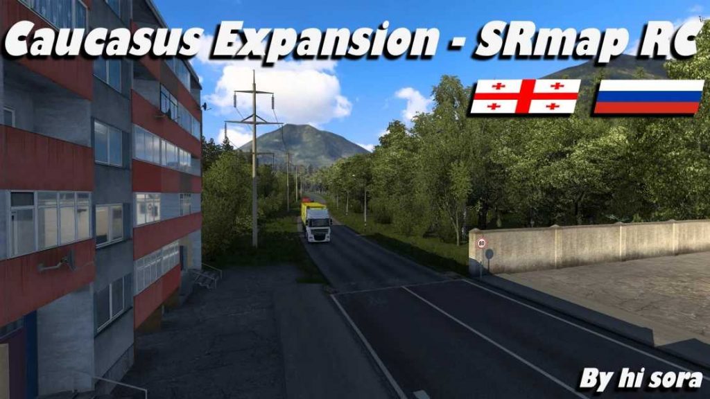 Southern Region Map Caucasus Expansion RC v1.2 ETS2 - Euro Truck ...