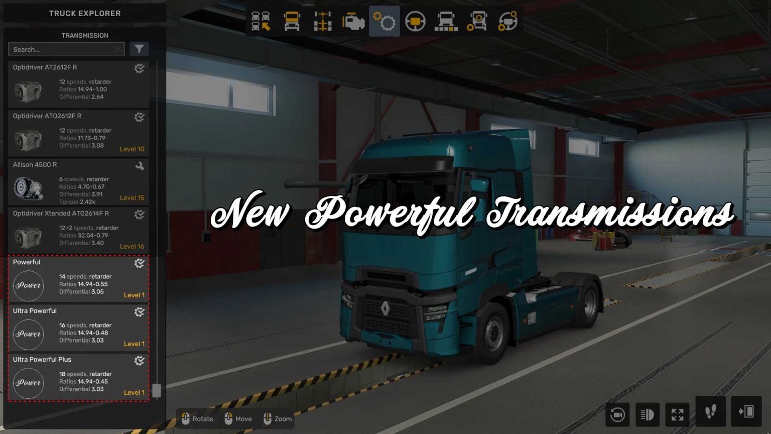 New Powerful Transmission V1.2 [1.50x] ETS2 - Euro Truck Simulator 2 ...