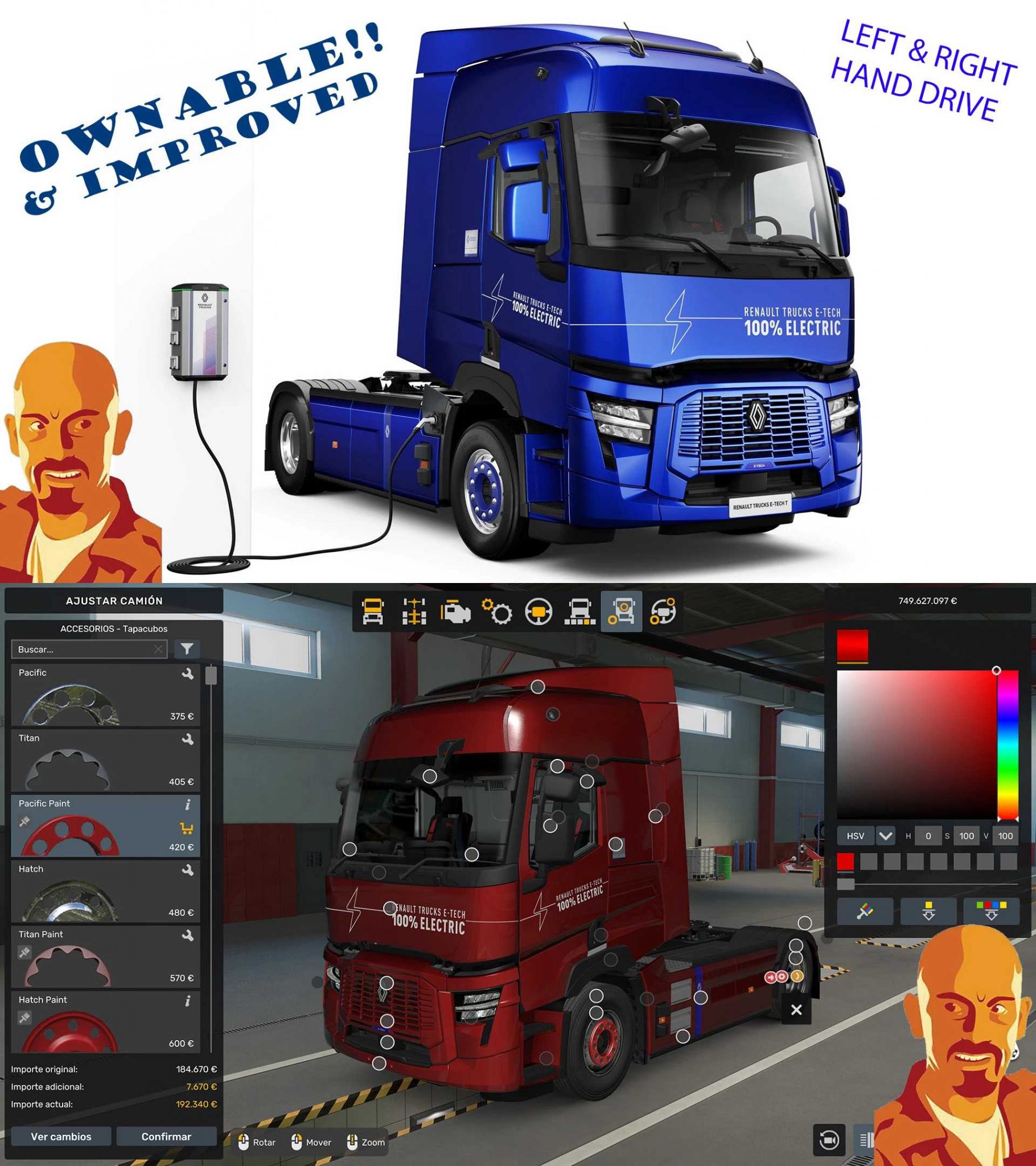 RENAULT E-TECH OWNABLE & IMPROVED ETS2 1.50.x ETS2 - Euro Truck ...
