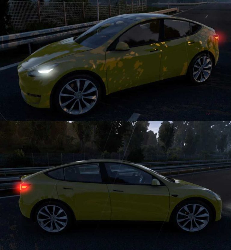 2022 Tesla Model Y 1.3 1.50x ETS2 - Euro Truck Simulator 2 Mods ...