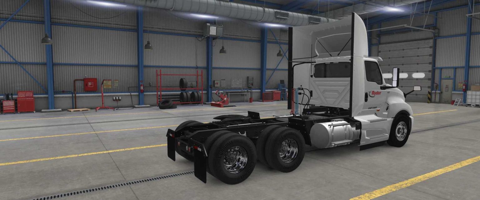 International Ryder skin Day Cab v1.0 ATS - Euro Truck Simulator 2 Mods ...